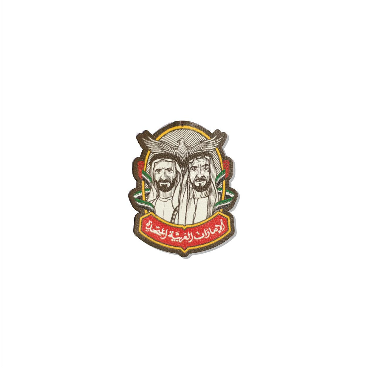 Zayed & Rashed Leather Badge – ART POST OFFICE
